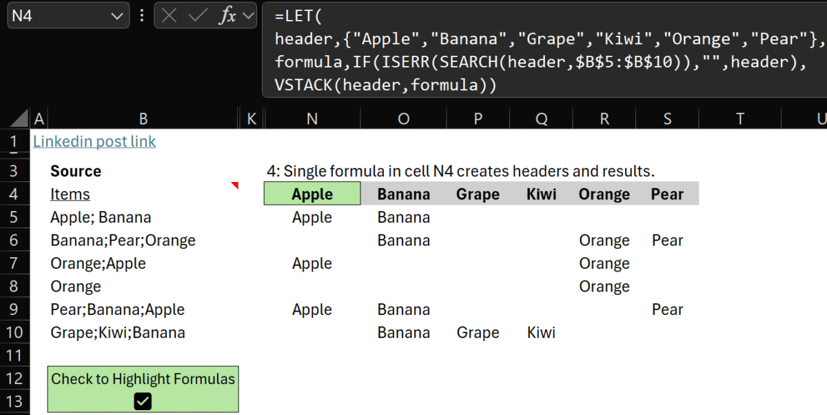 Why and how do formulas spill? | My Spreadsheet Lab